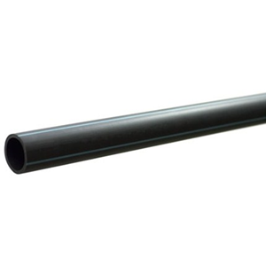PE rör L-6m Ø 25-200mm med blå stripe