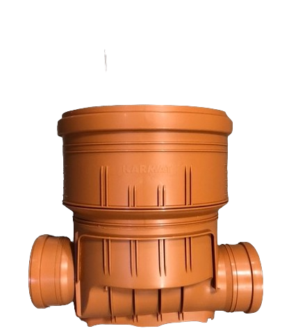 Tillsynsbrunn Ø400mm med backventil och rakt genomlopp